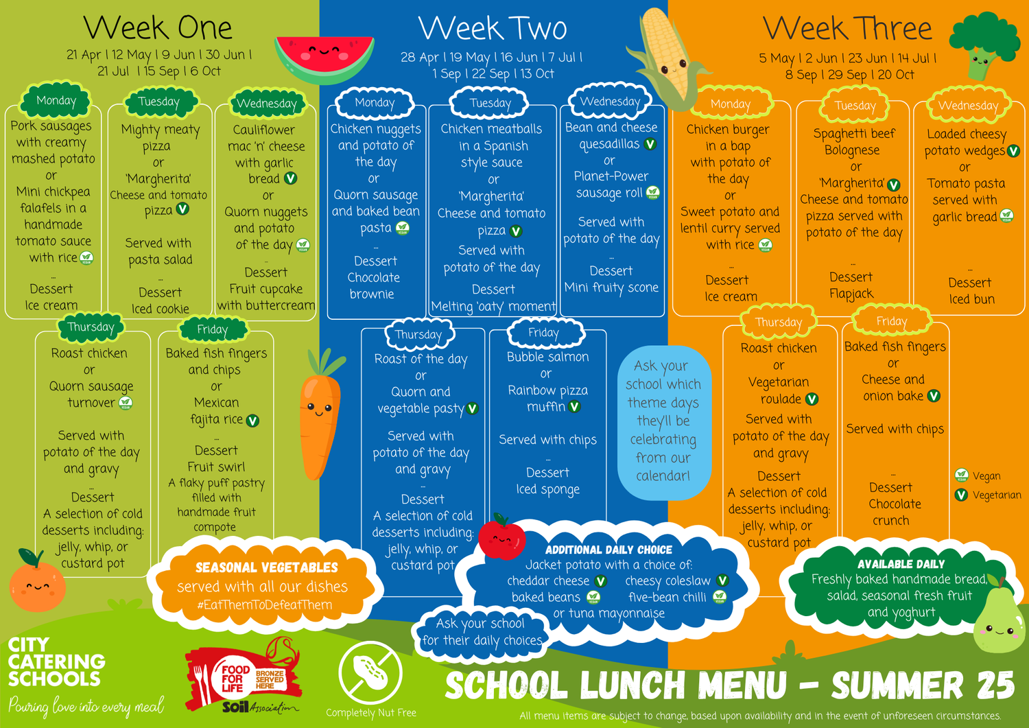 Year R New Starters — City Catering Southampton