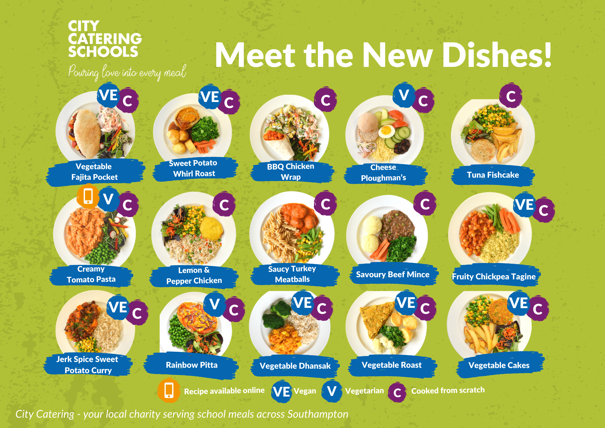 Our New Summer School Menu for 2022! — City Catering Southampton