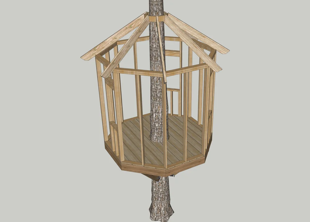 Octagon Bird House Plans