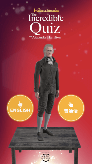 “The Incredible Quiz” with Alexander Hamilton HeroMirror Augmented ...