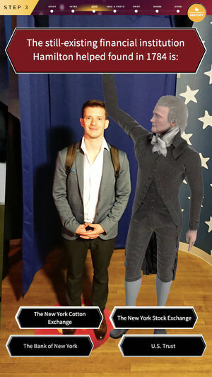 “The Incredible Quiz” with Alexander Hamilton HeroMirror Augmented ...