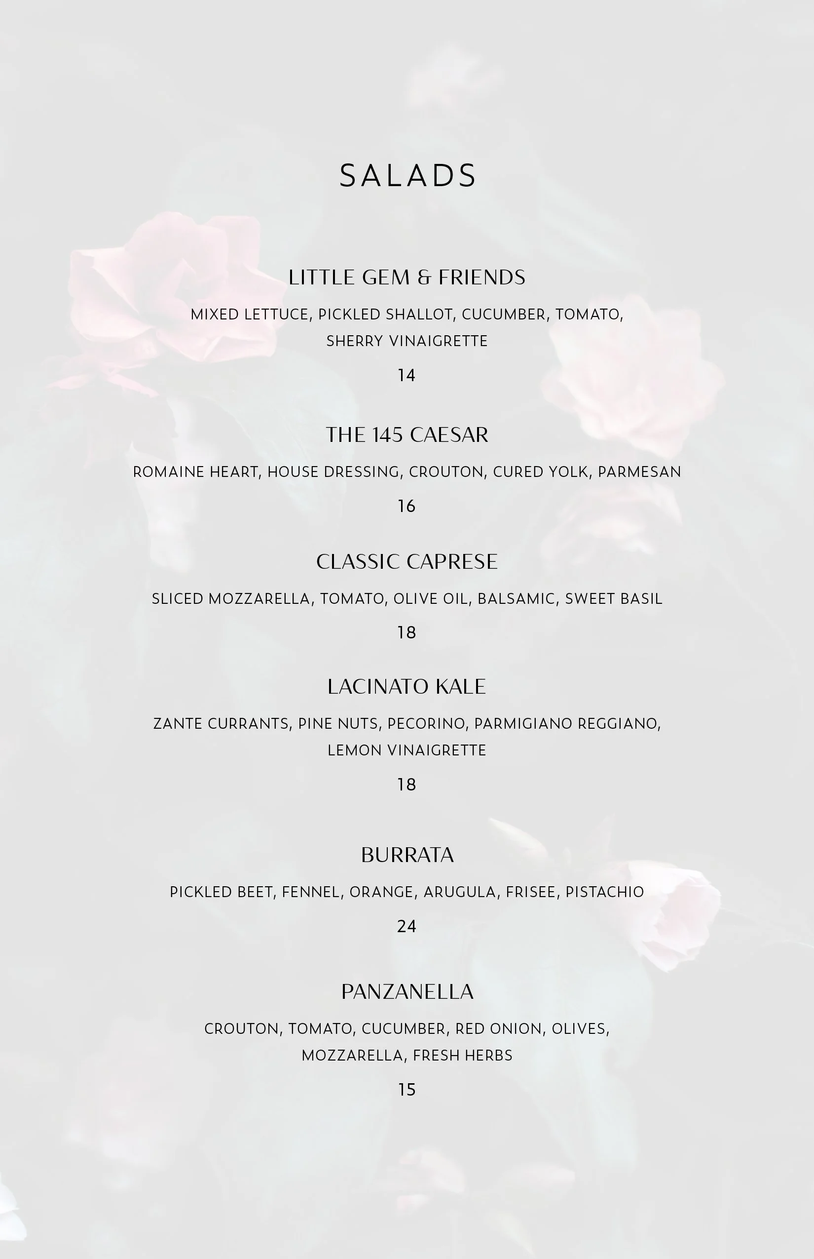 Menu — Rebel Layne