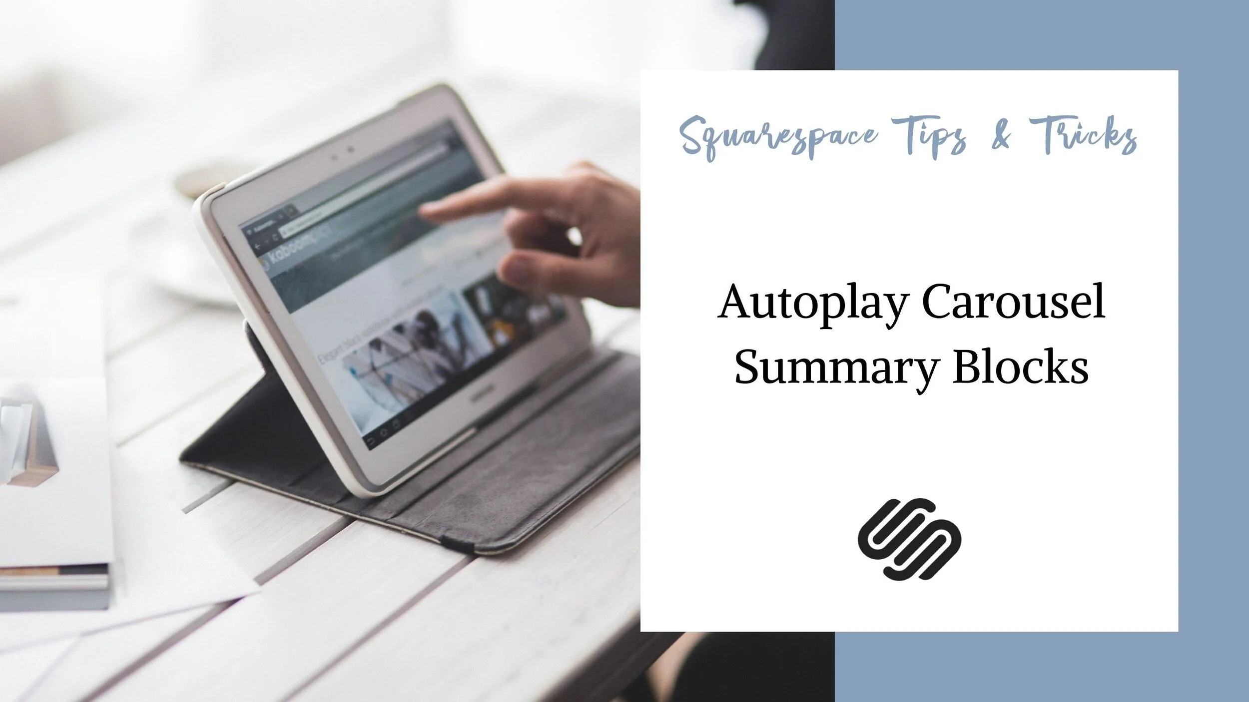 Autoplay Carousel Summary Blocks Rebecca Grace