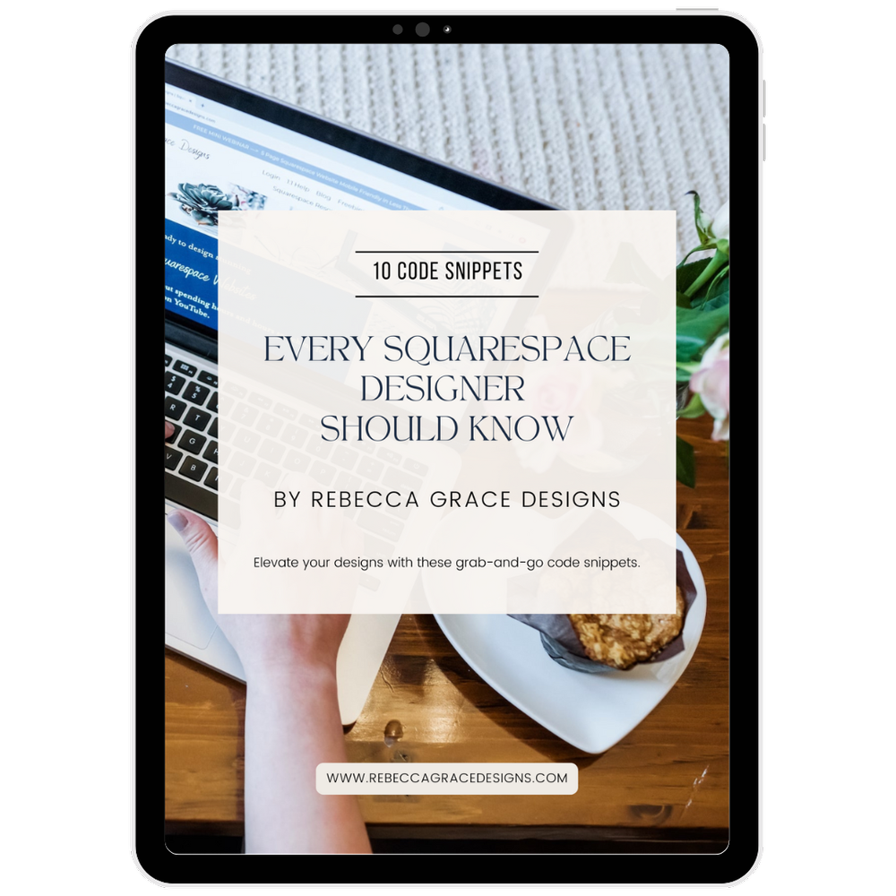 How to Set up a Newsletter in Squarespace | Rebecca Grace