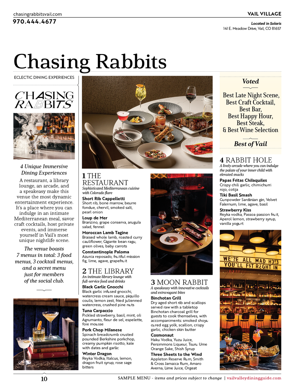 Bully Ranch — Vail Valley Dining Guide
