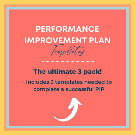 PIP Performance Improvement Plan Template Pack by SPHR HR Leader — The ...