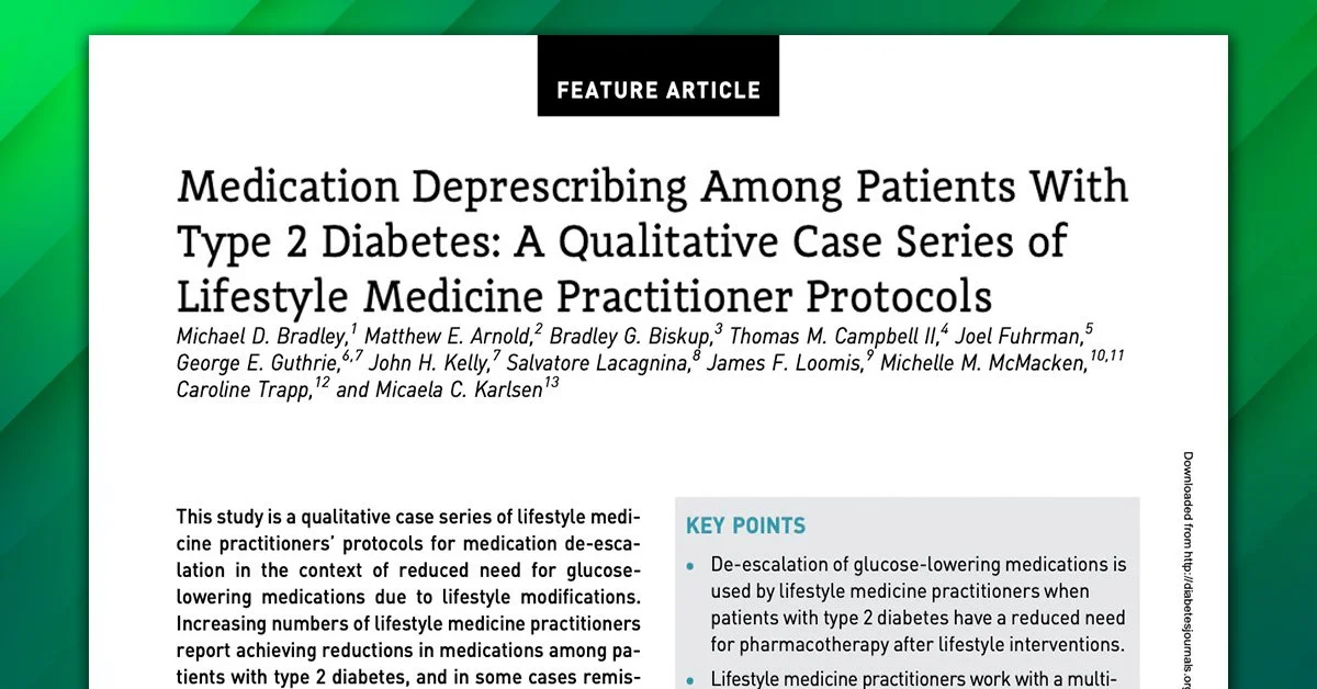 Medication Deprescribing Among Patients With Type 2 Diabetes: A ...