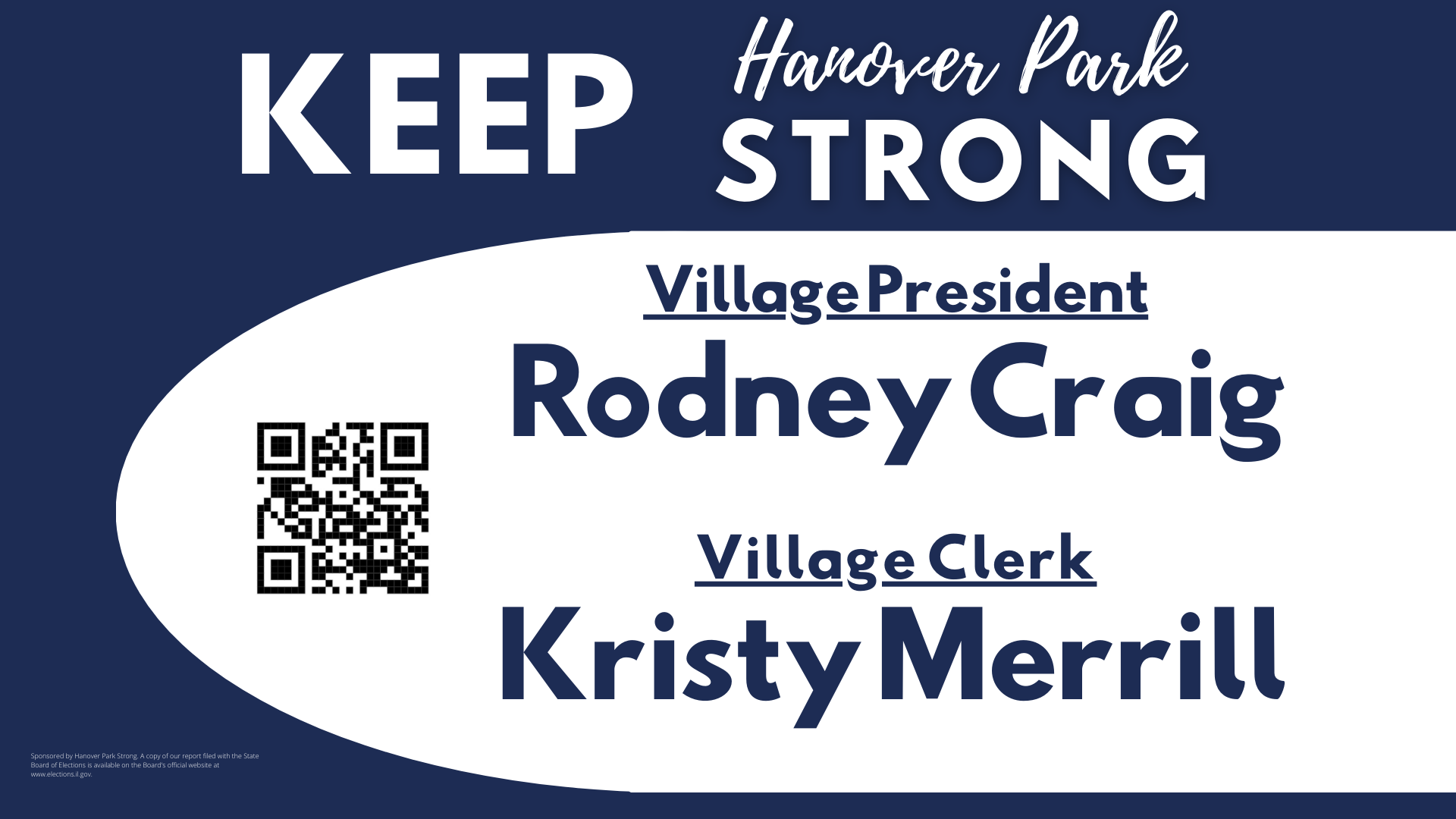Yard Sign — Mayor Rodney Craig