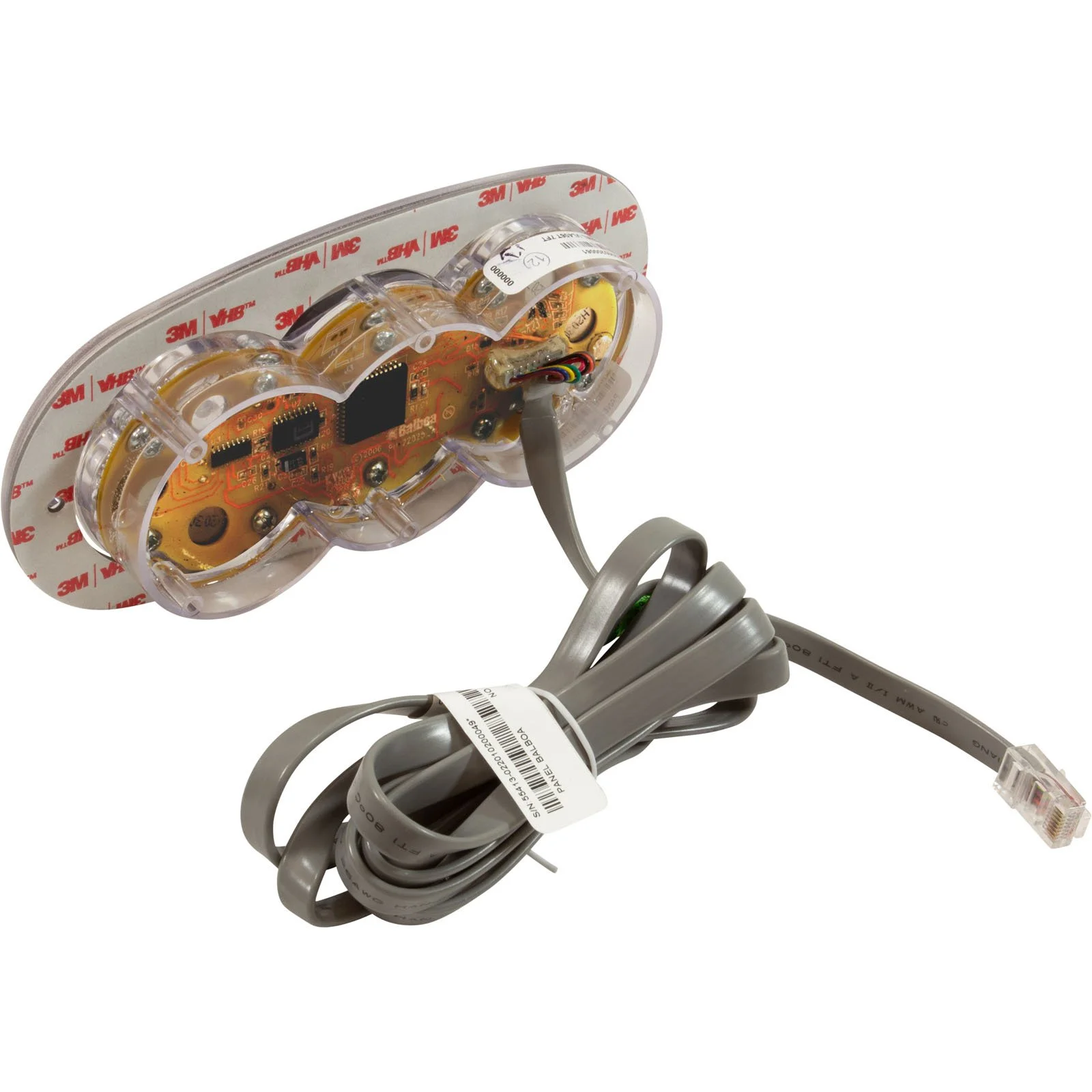 Balboa ML700 Topside Control 8 Button, with overlay for 2 pumps and 1 ...