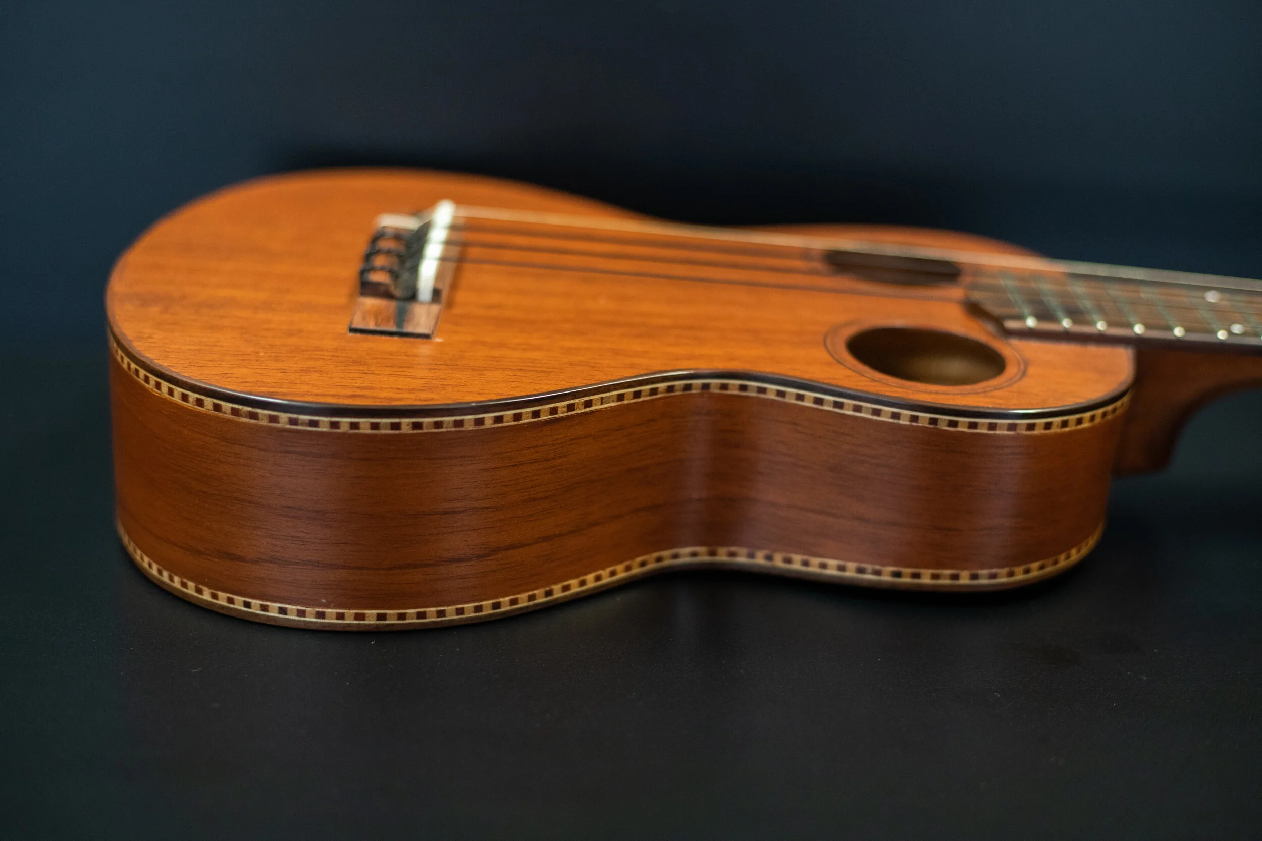 Mele Mahogany Concert Ukulele with Rope Inlay — Mele Ukulele Maui