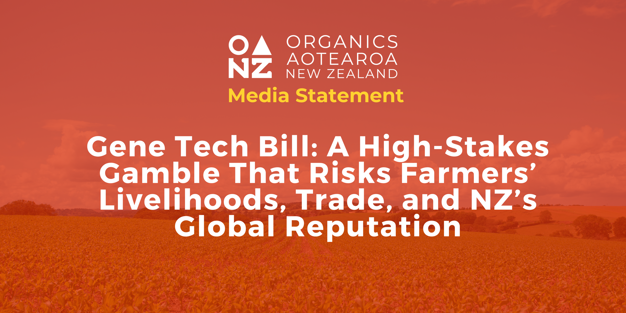 MEDIA STATEMENT: Gene Tech Bill: A High-Stakes Gamble That Risks ...
