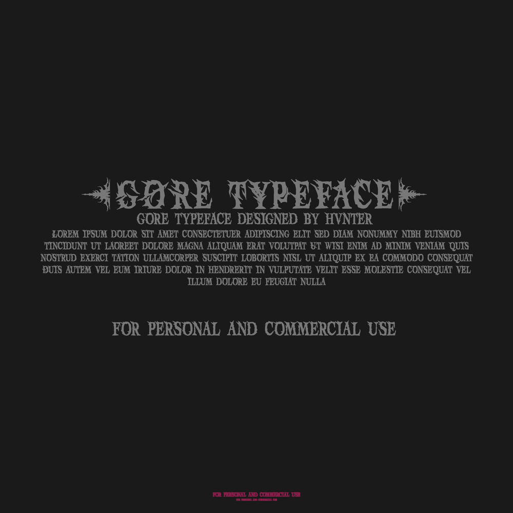 Nerf Typeface — hvnter.net