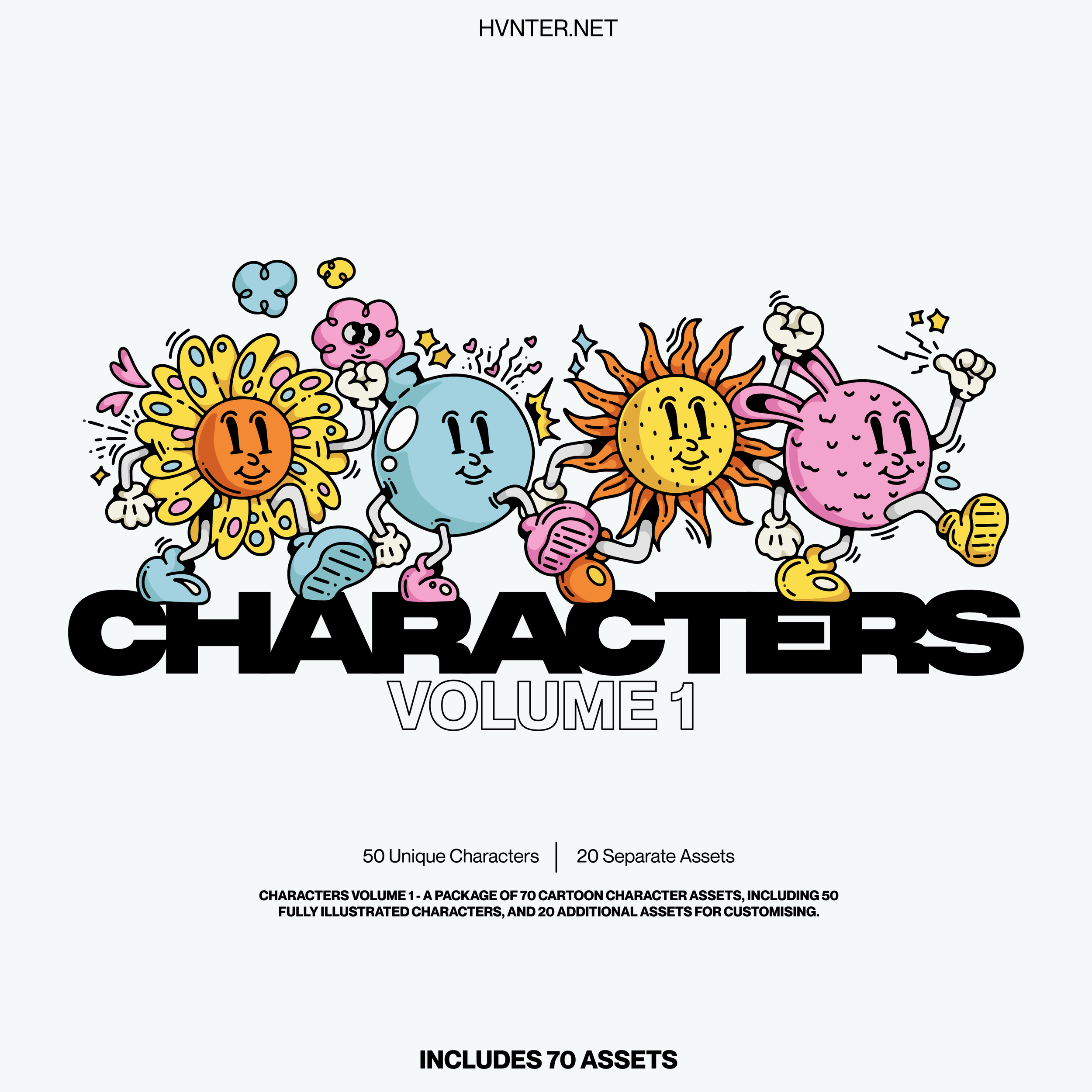 Cartoon Asset Pack (Vol.1) — hvnter.net