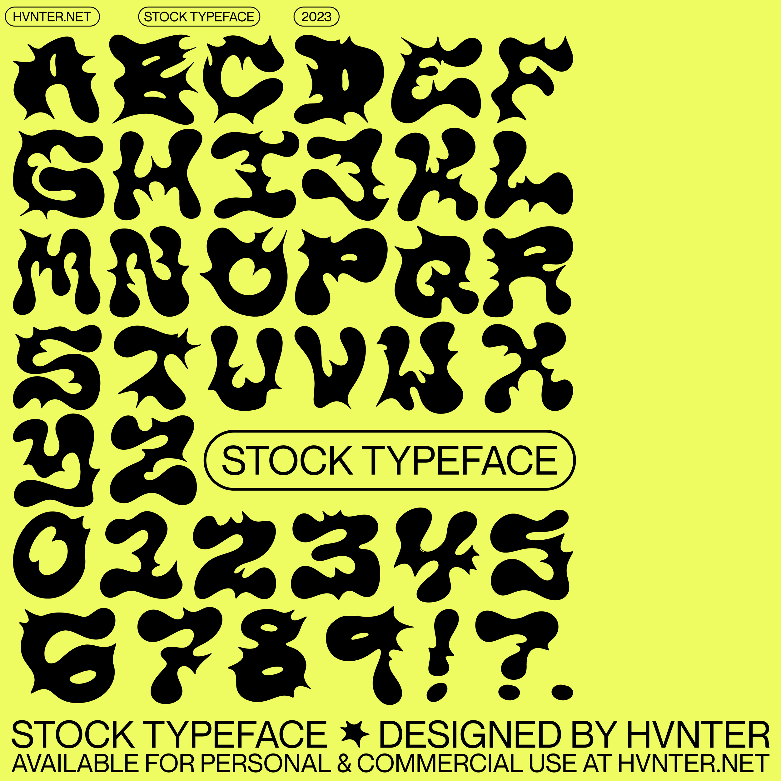 STOCK Typeface — hvnter.net
