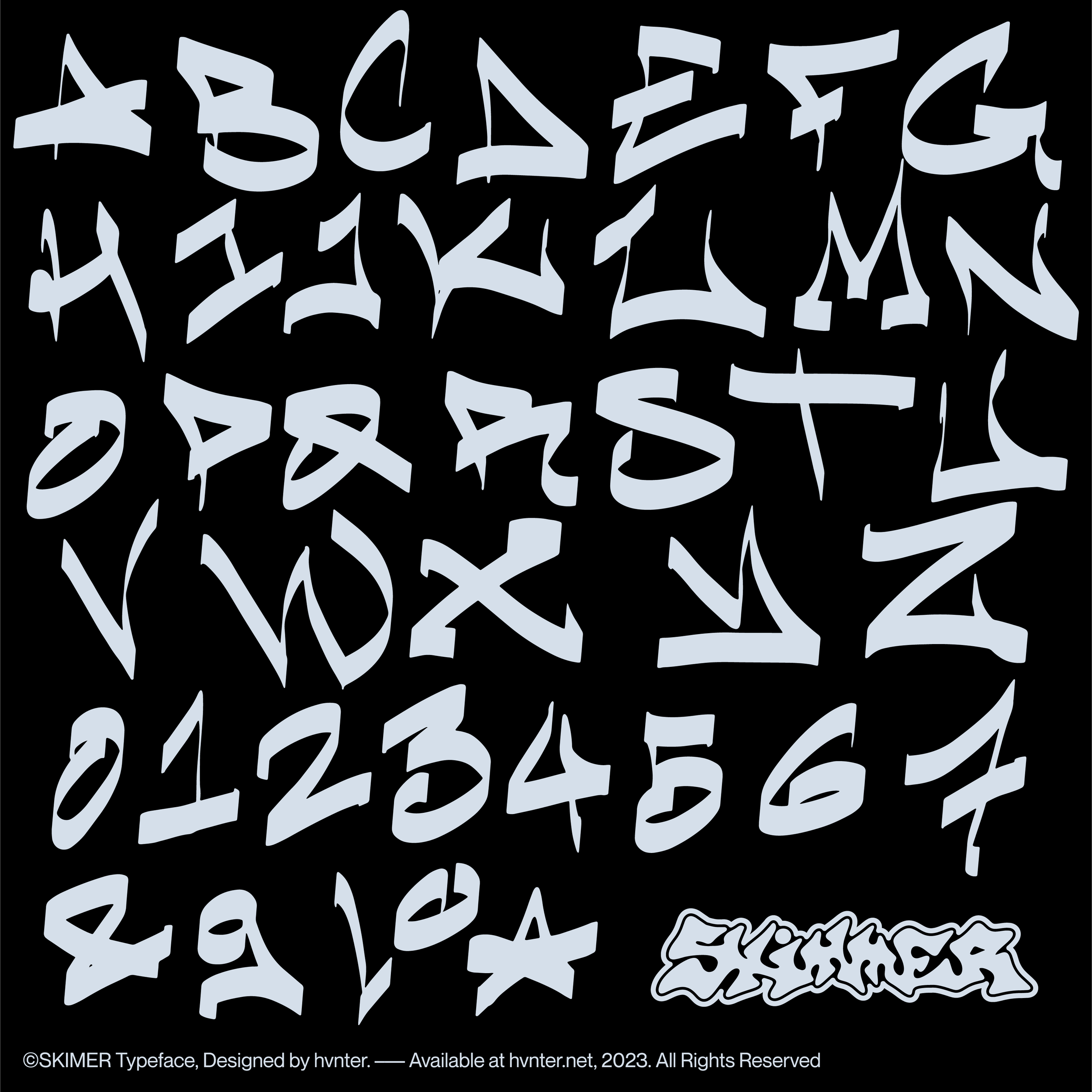SKIMMER Typeface — hvnter.net