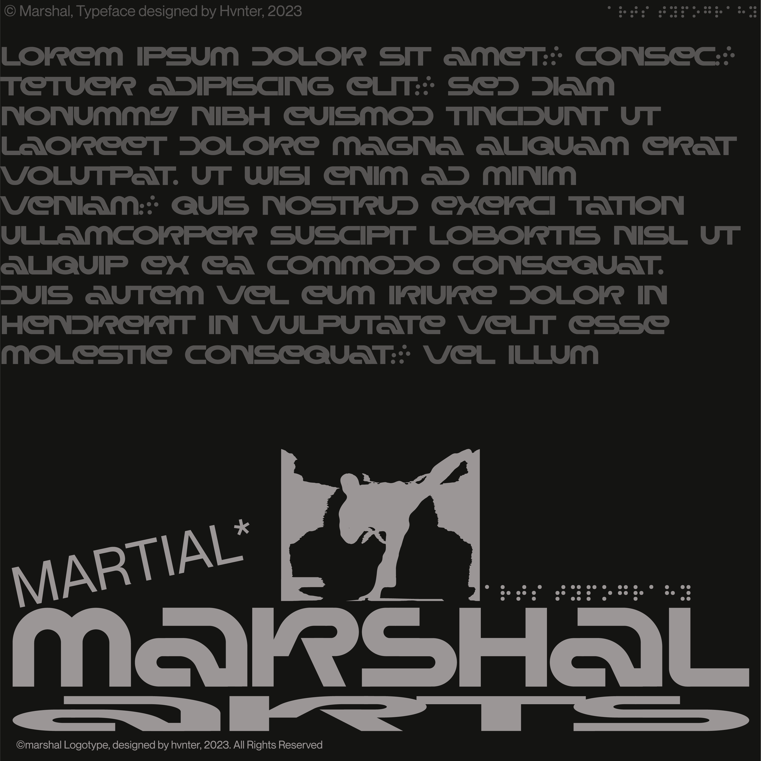 Marshal Typeface — hvnter.net
