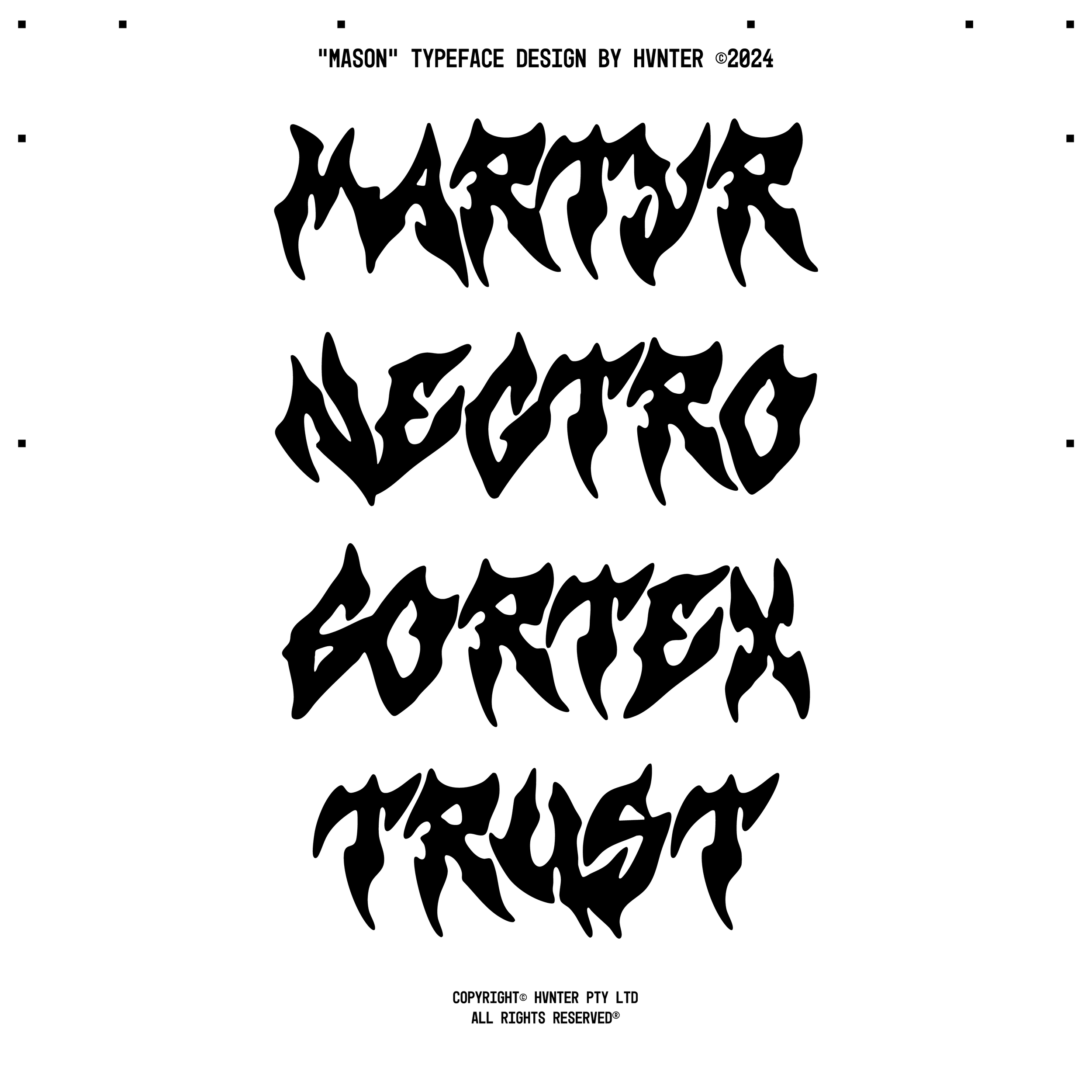 Botch Typeface — hvnter.net