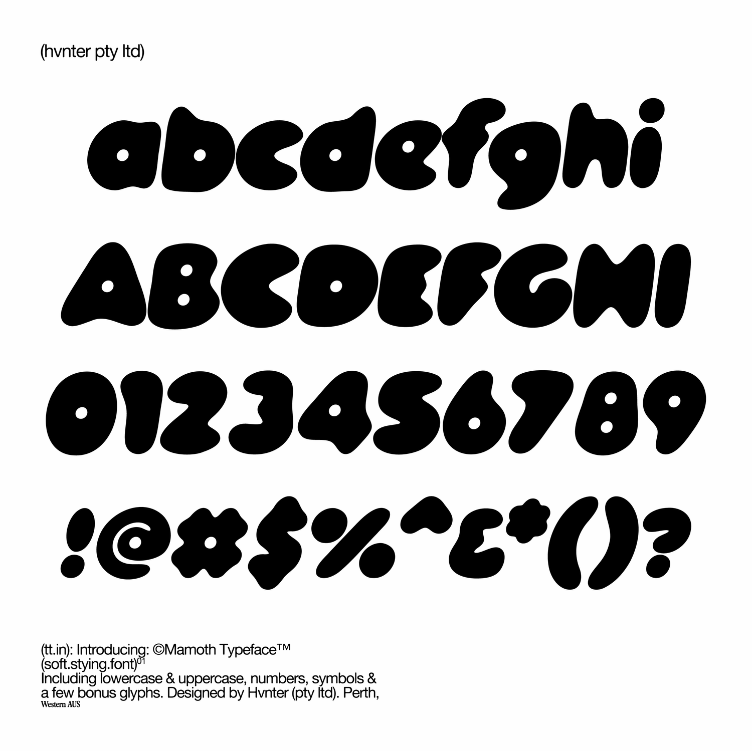 BADGER Typeface — hvnter.net