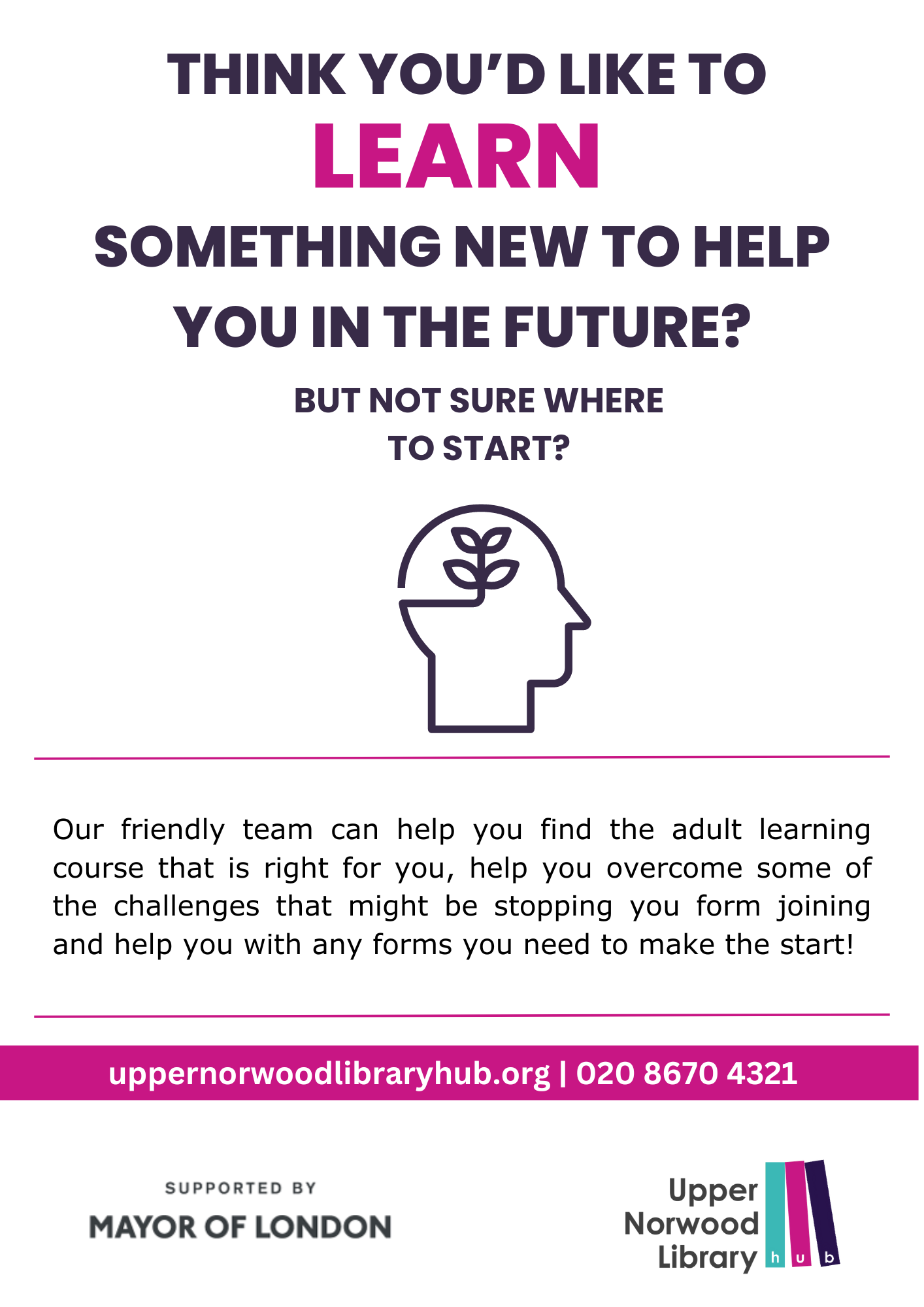 The Learning Project — Upper Norwood Library Hub