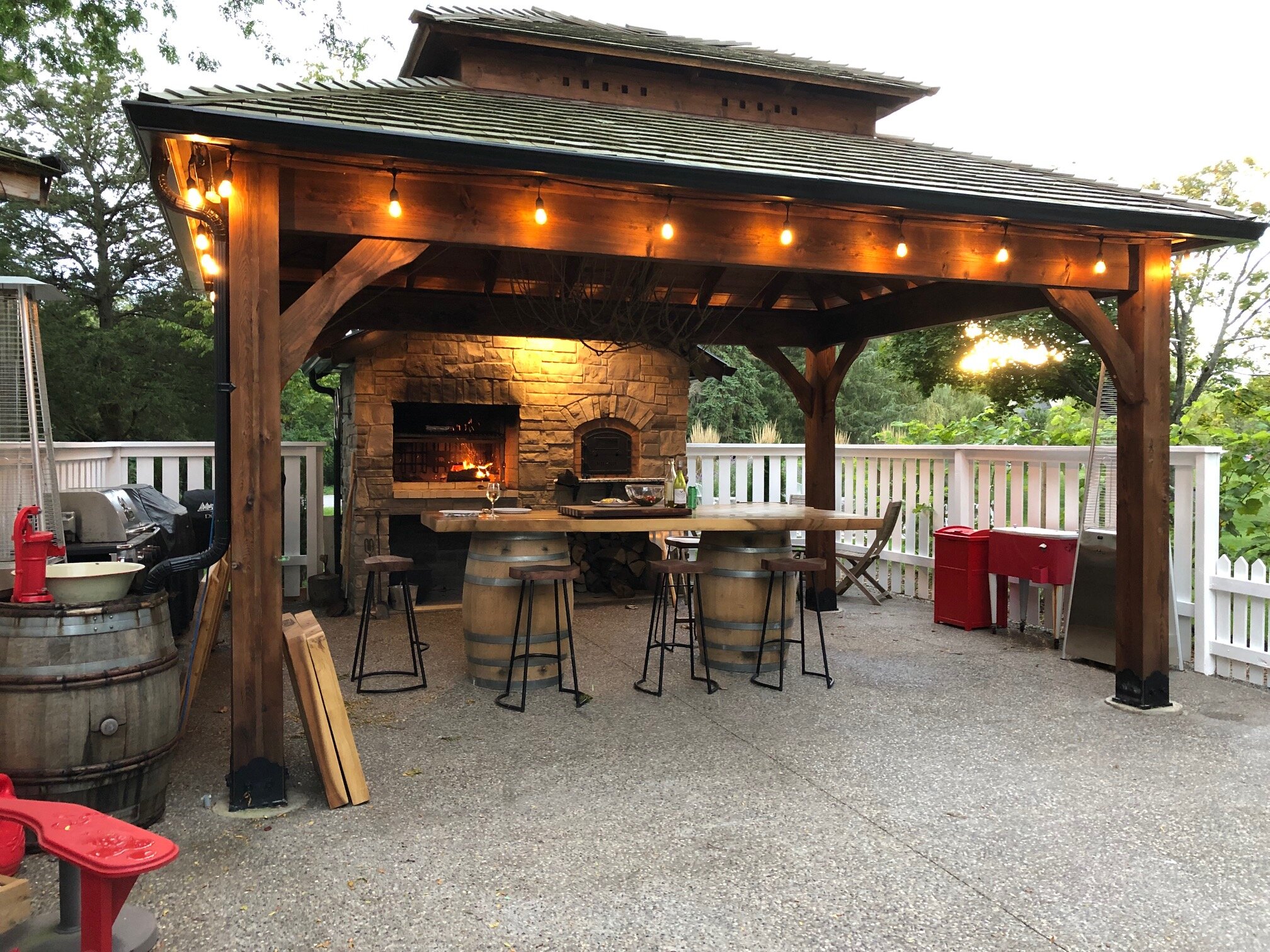 Argentine Grill and Wood-Fired Pizza Oven — Rockway Farmhouse