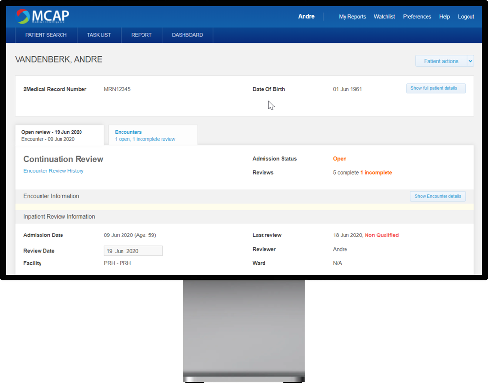 MCAP | Clinical Decision Support Solution