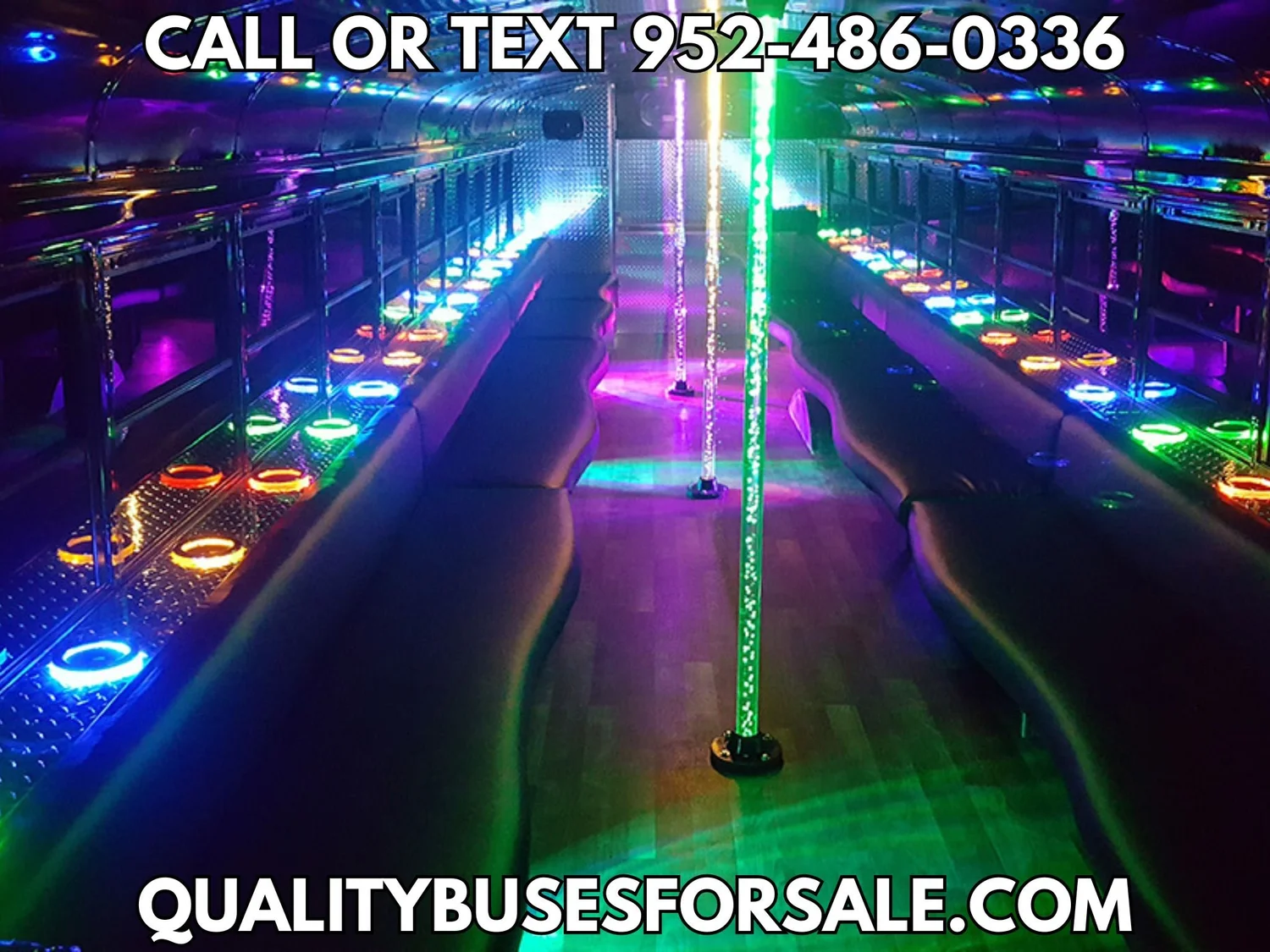 Party Bus For Sale Black Phantom 5 — Quality Buses For Sale