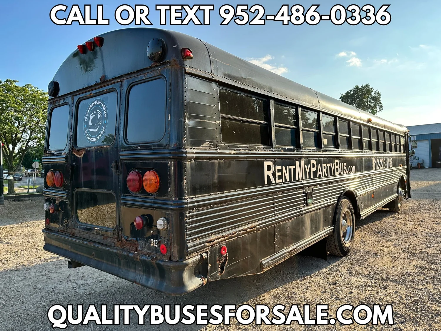 Party Bus For Sale Black Phantom 5 — Quality Buses For Sale