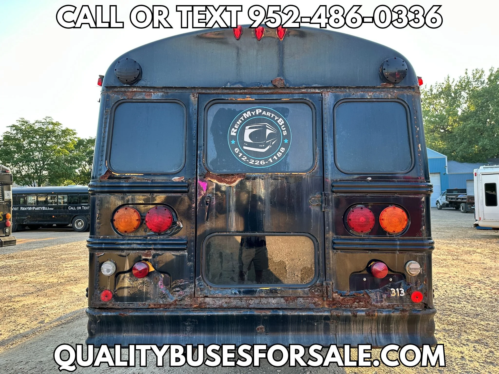 Party Bus For Sale Black Phantom 5 — Quality Buses For Sale