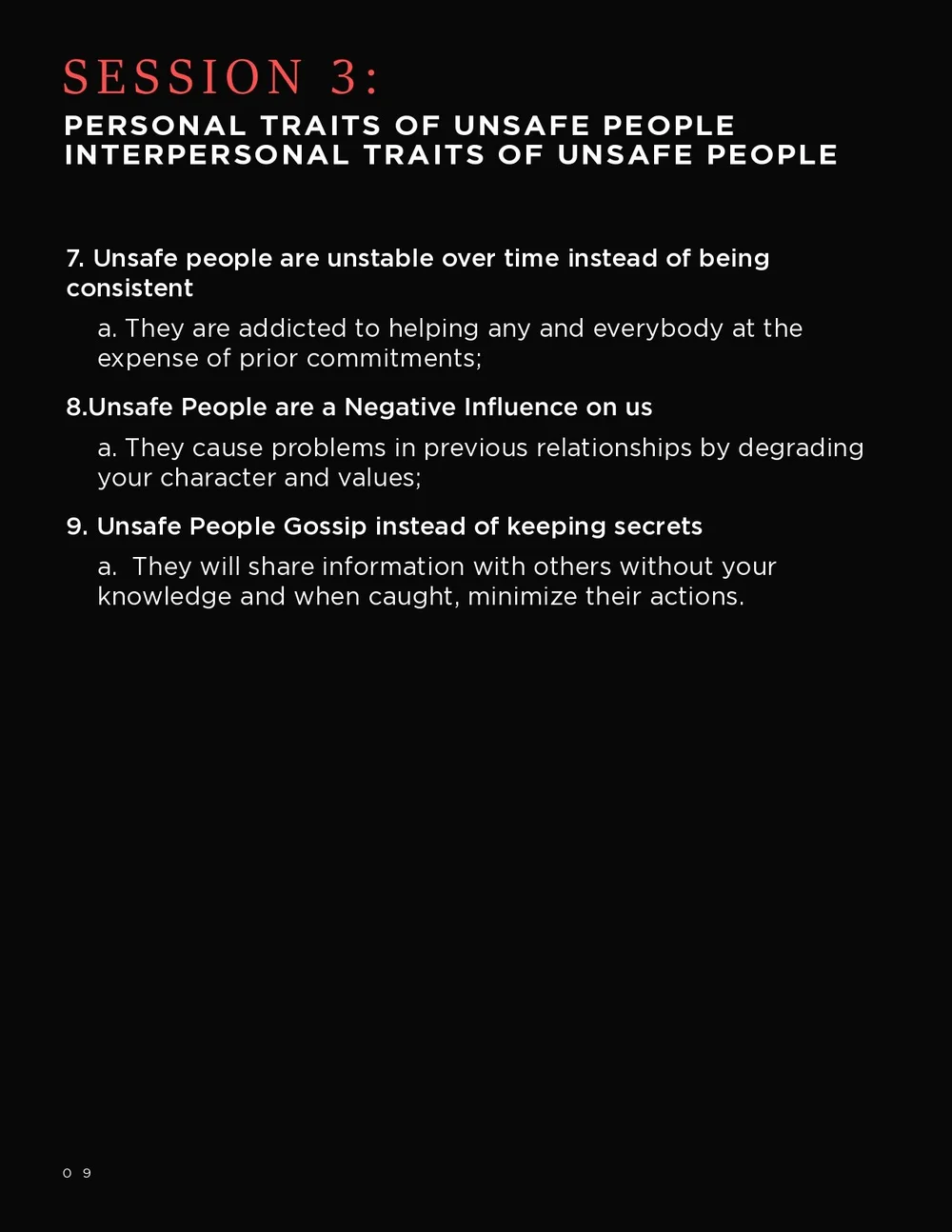 Safe-People---Study-Handouts — Shaun V. Saunders