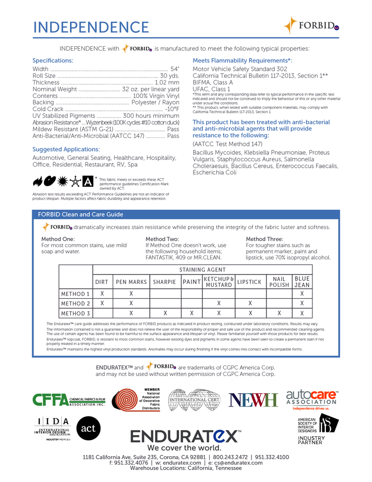 Independence — Enduratex