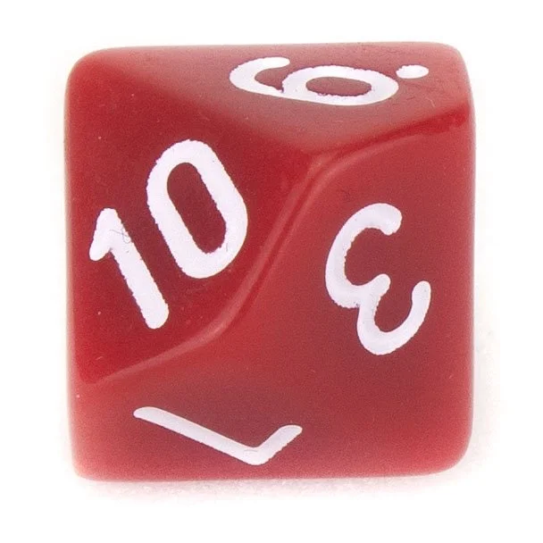 D10 Dice - White — PaintedLegions