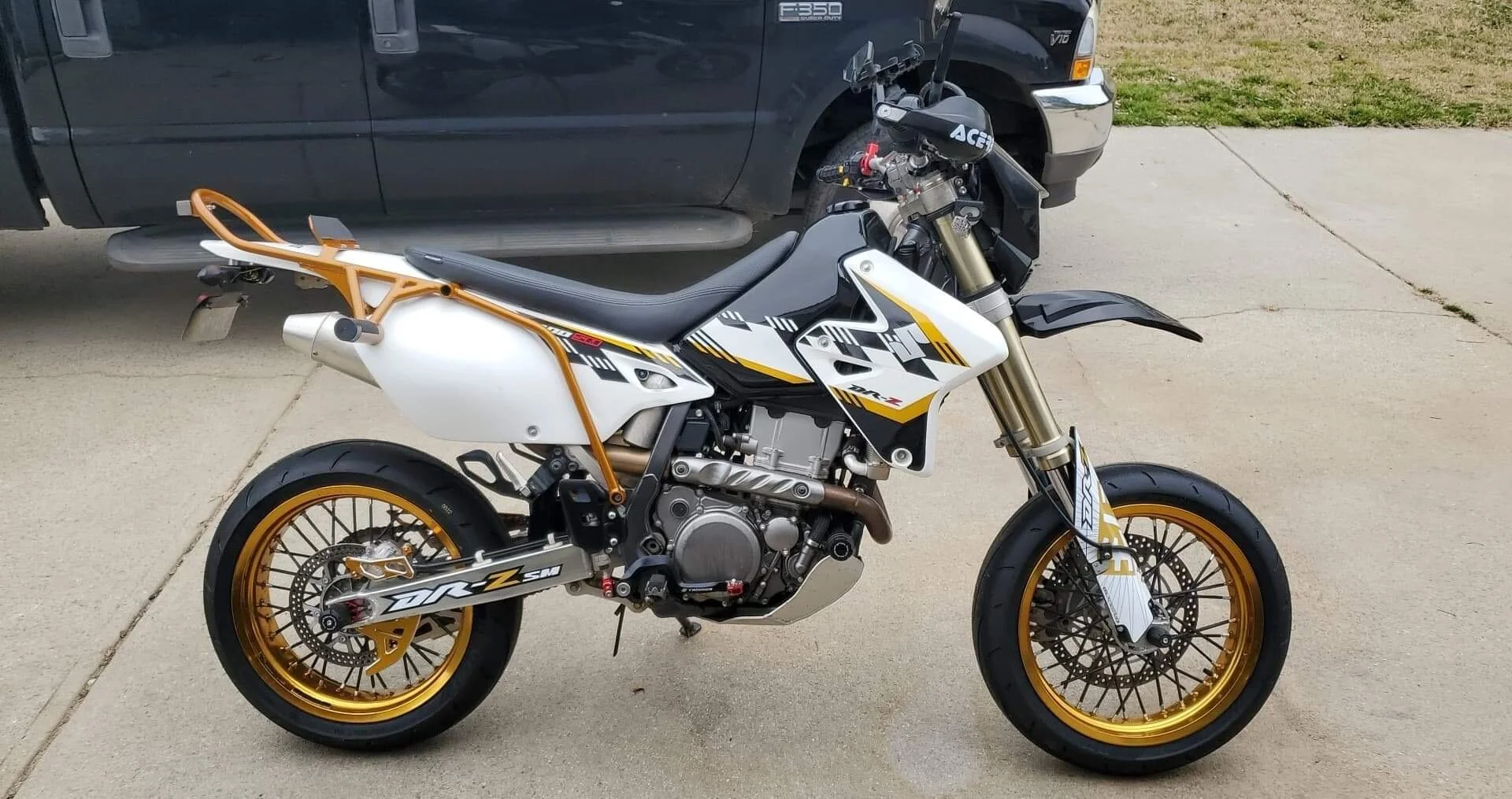 DRZ 400SM V3.R Subcage/12 Bar — Flatout Fabrication