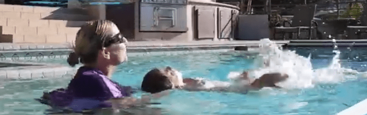 DIY Teach Your Child How to Swim Skill #8: Back Glide with Kicks ...