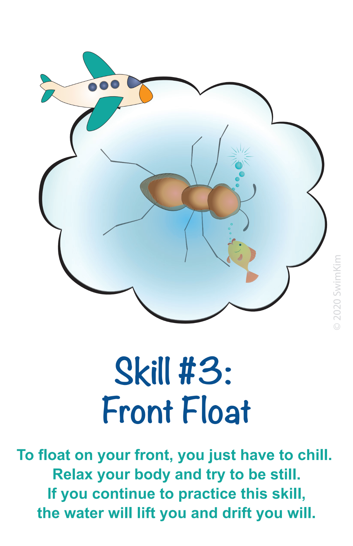 DIY Teach Your Child How to Swim Skill #3: Front Float — SwimKim ...