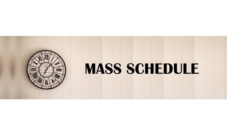 Mass Schedule — Holy Trinity Catholic Church