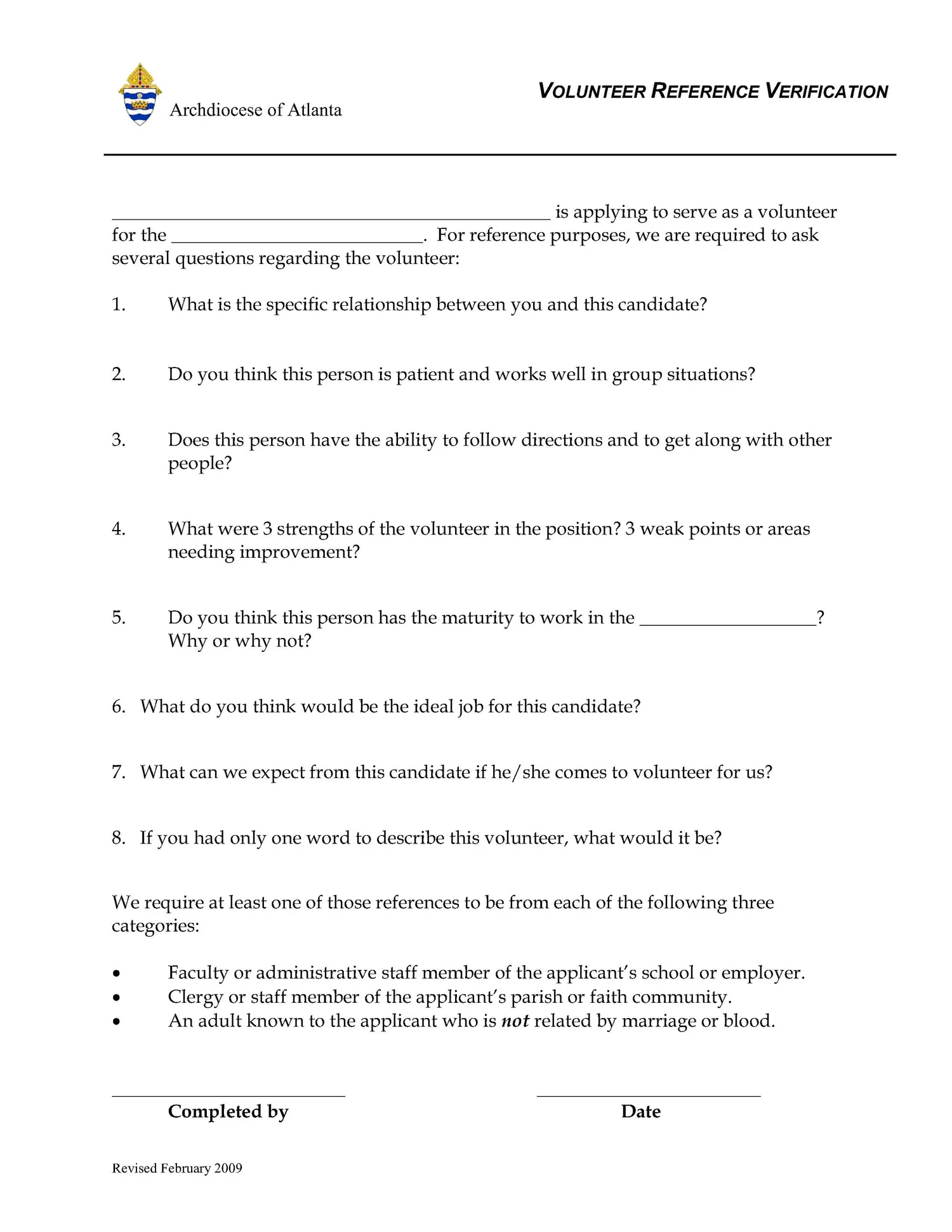 Volunteer Forms & VIRTUS Sessions — Holy Trinity Catholic Church