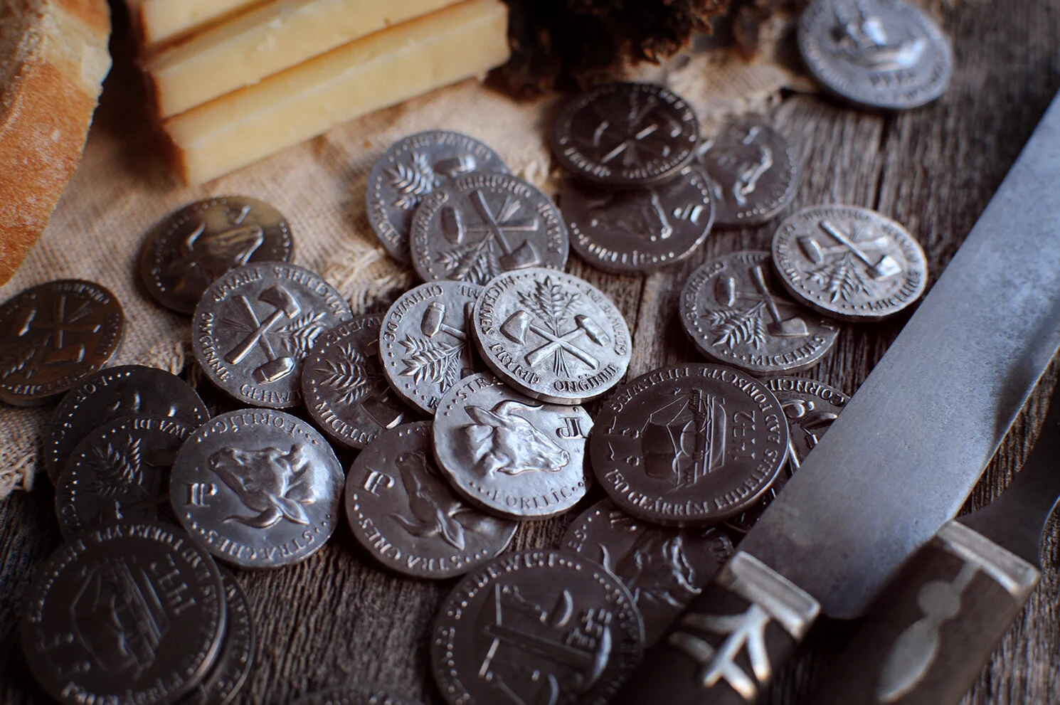 SHOP — Metal Fantasy RPG Coins, TrueBlack FORGE