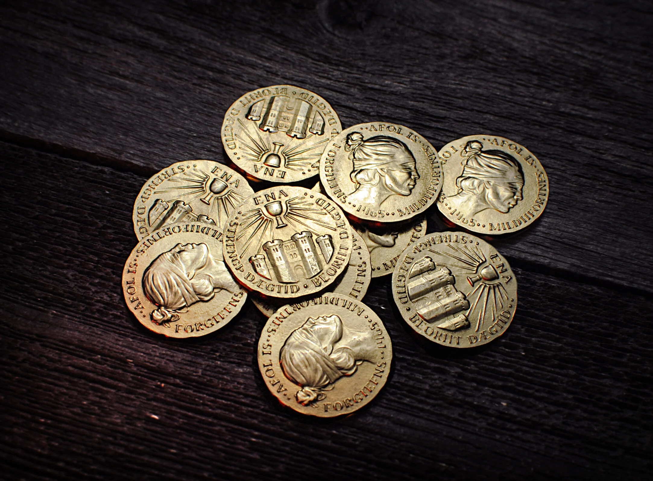 SHOP — Metal Fantasy RPG Coins, TrueBlack FORGE