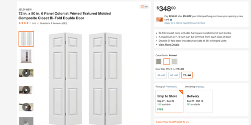 Landquist & Son custom and durable closet doors