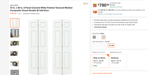 Landquist & Son custom and durable closet doors