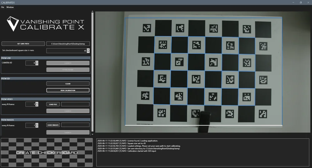 Calibrate X — Vanishing Point Virtual Production