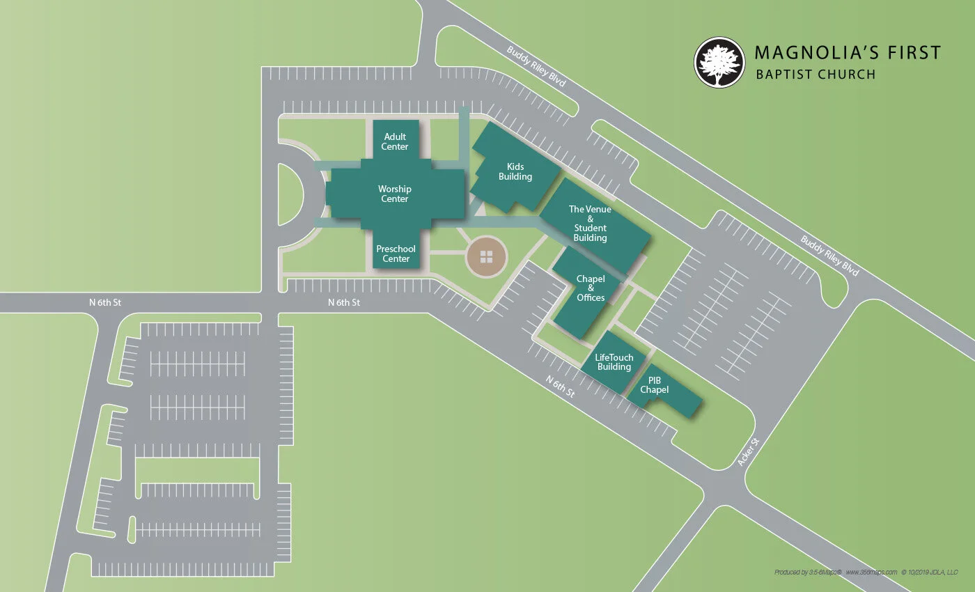 Magnolia’s First Baptist – Magnolia, TX — 356 Maps