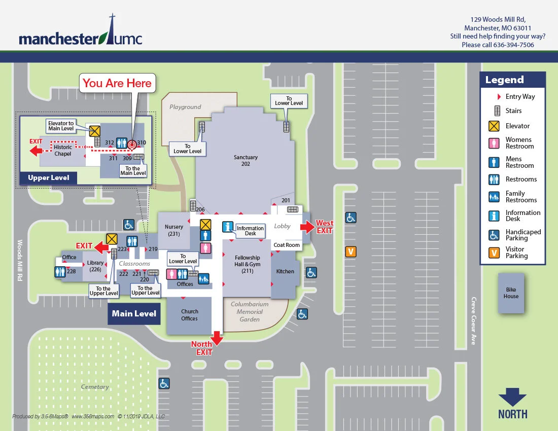 Manchester United Methodist – Manchester, MO — 356 Maps