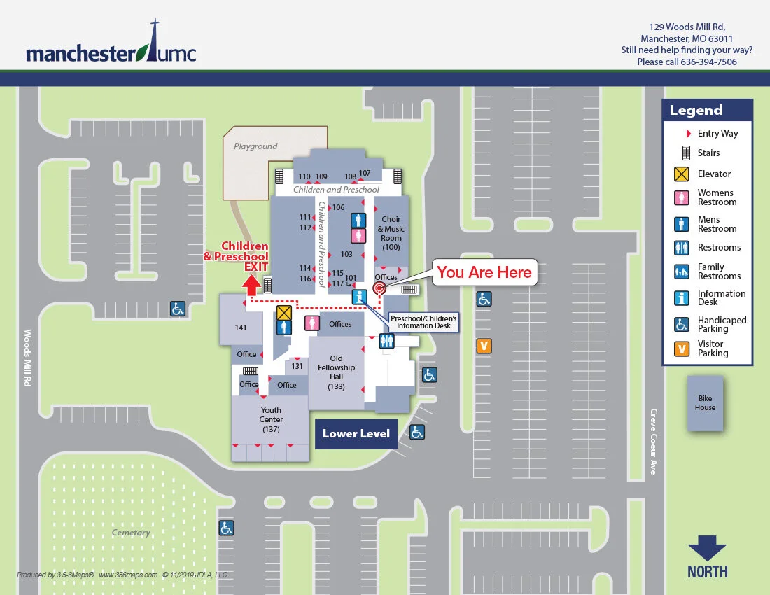 Manchester United Methodist – Manchester, MO — 356 Maps