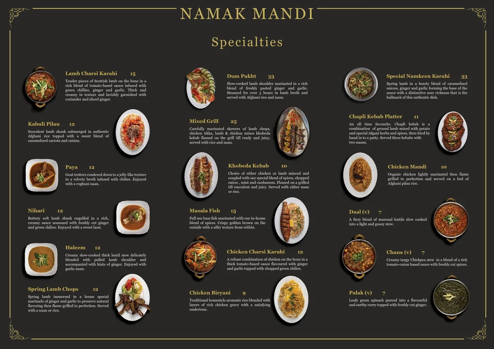 Menu — Namak Mandi