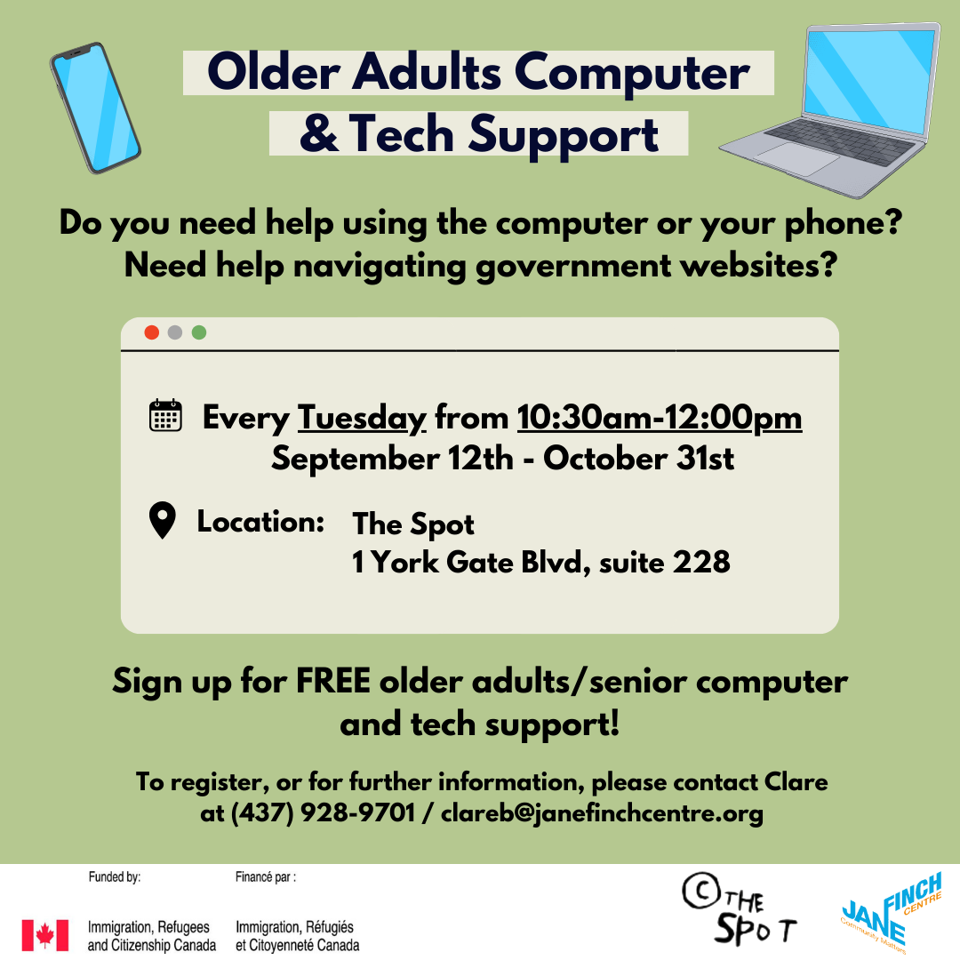 The Spot - Settlement Team — Jane/Finch Centre