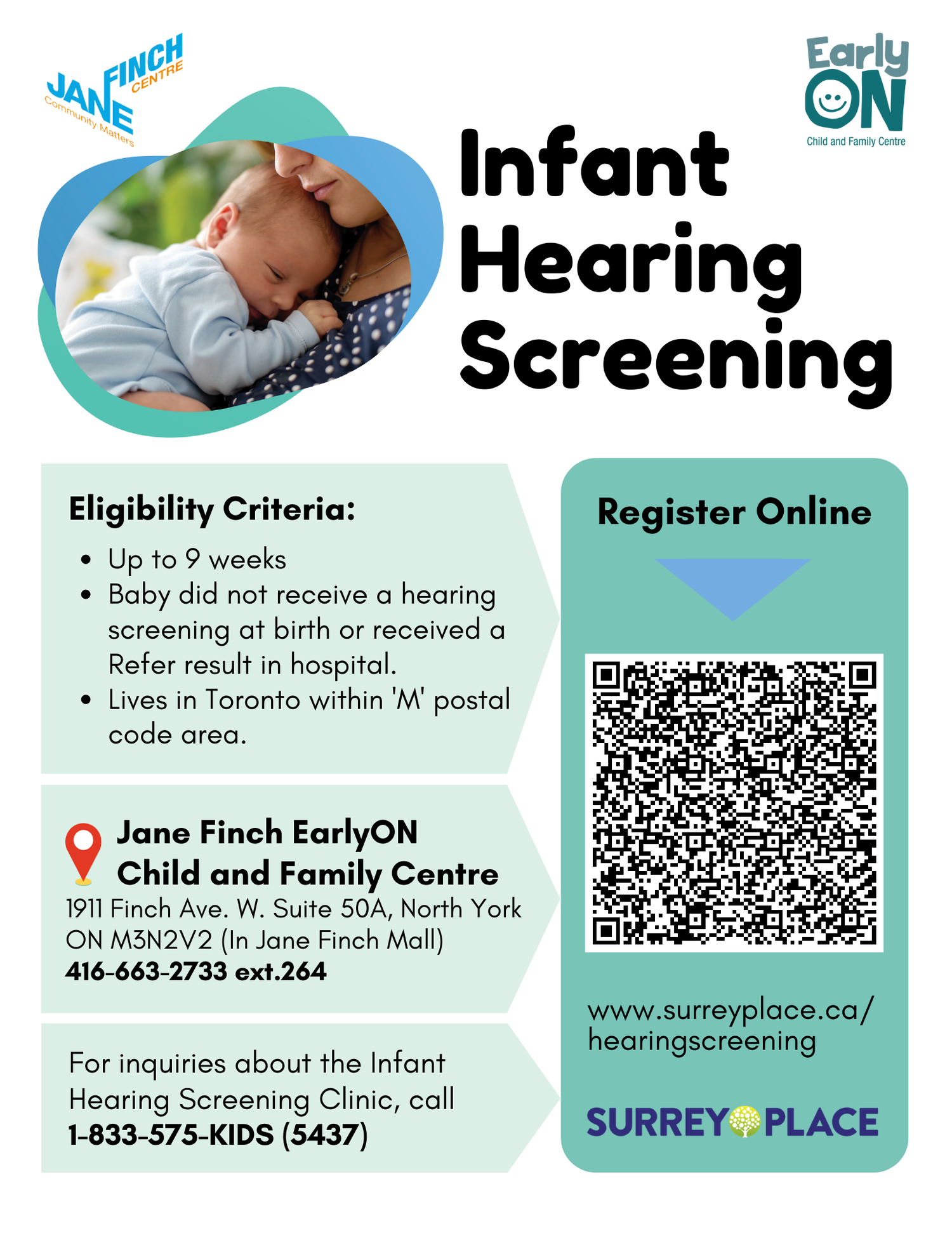 EarlyON Centre — Jane/Finch Centre