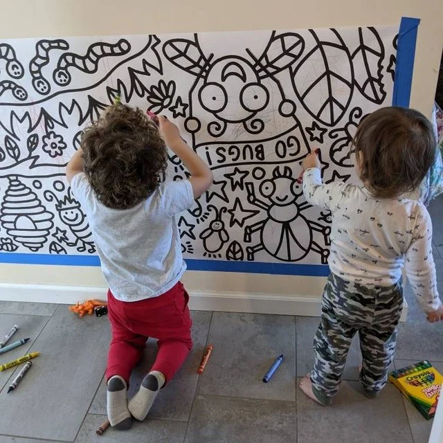 Giant Art Banners - Friends Art Lab