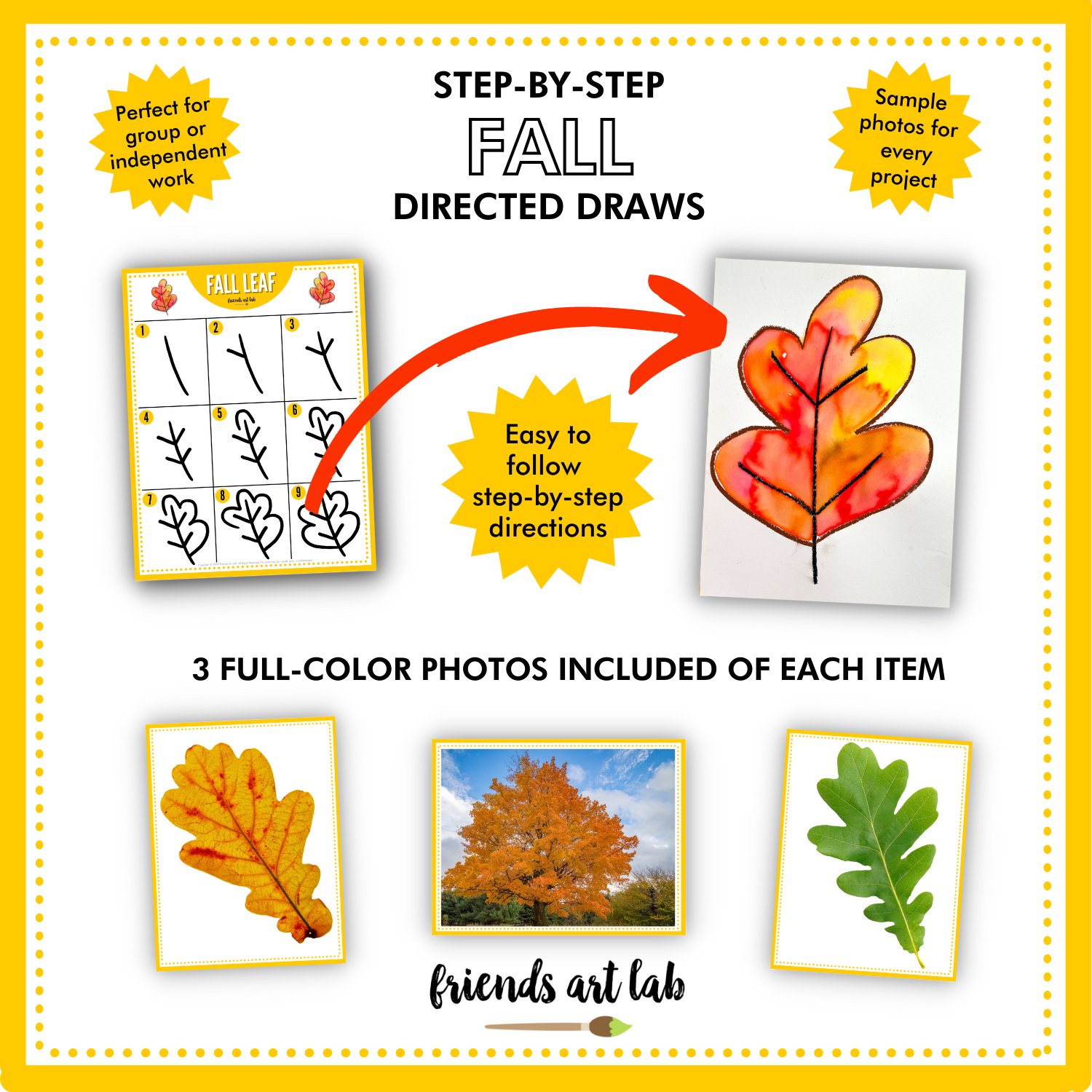 Fall Directed Draws — Friends Art Lab Fall Directed Draws — Friends Art Lab