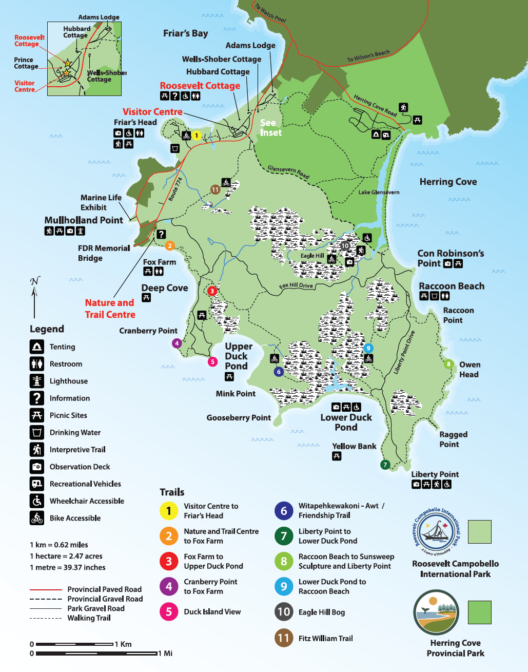 Park Map — Roosevelt Campobello International Park